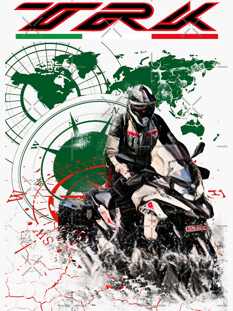 "Benelli TRK 502 X" Sticker by Evomotoarte | Redbubble