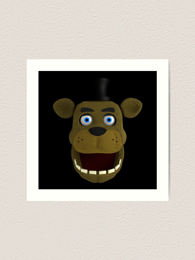 "Freddy Fazbear Stare" Art Print for Sale by Dyspnia | Redbubble