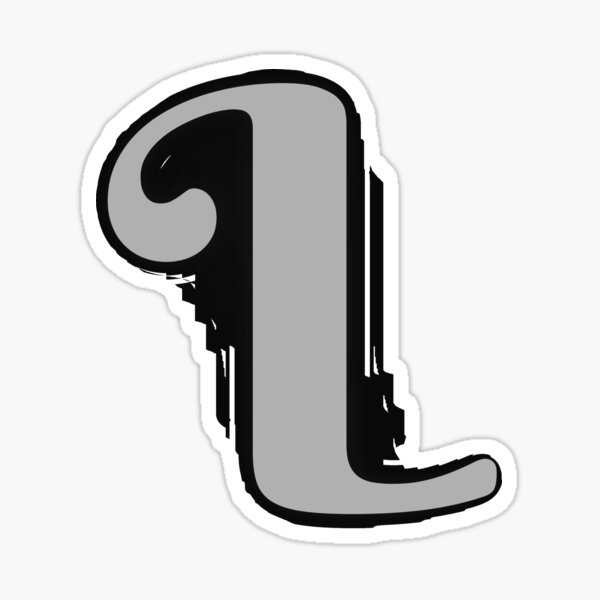 " Letter L - Alphabet Character ABC" Sticker by mode-style | Redbubble