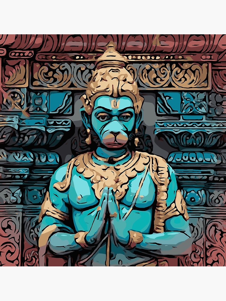 "Hanuman Pranam " Art Print for Sale by YogiDevaDas | Redbubble