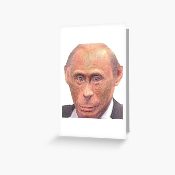 "putin monkey" Greeting Card for Sale by doopsmaster | Redbubble