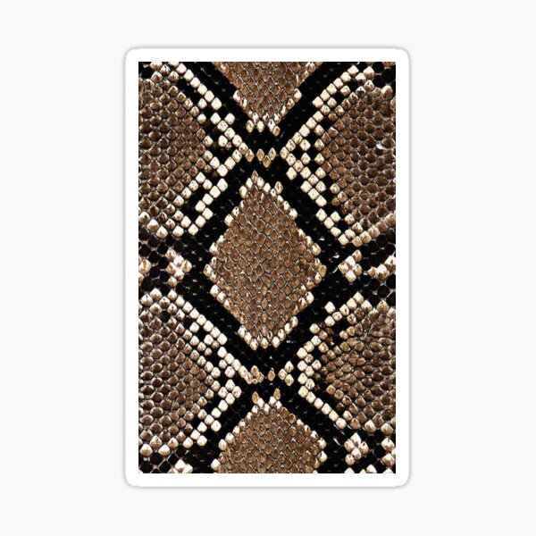 "Snake Skin" Sticker by BuksDesigns | Redbubble