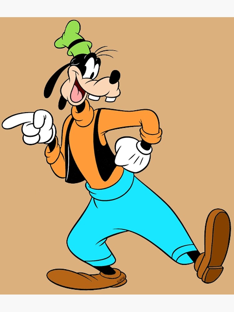 "Goofy cartoon" Poster for Sale by MiGente | Redbubble