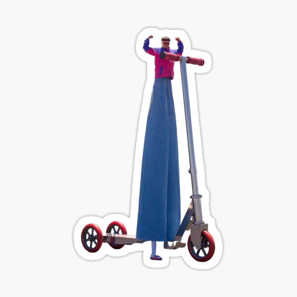 "Oliver Tree Classic "Largest Scooter" Design" Sticker by joshuamcgraw ...