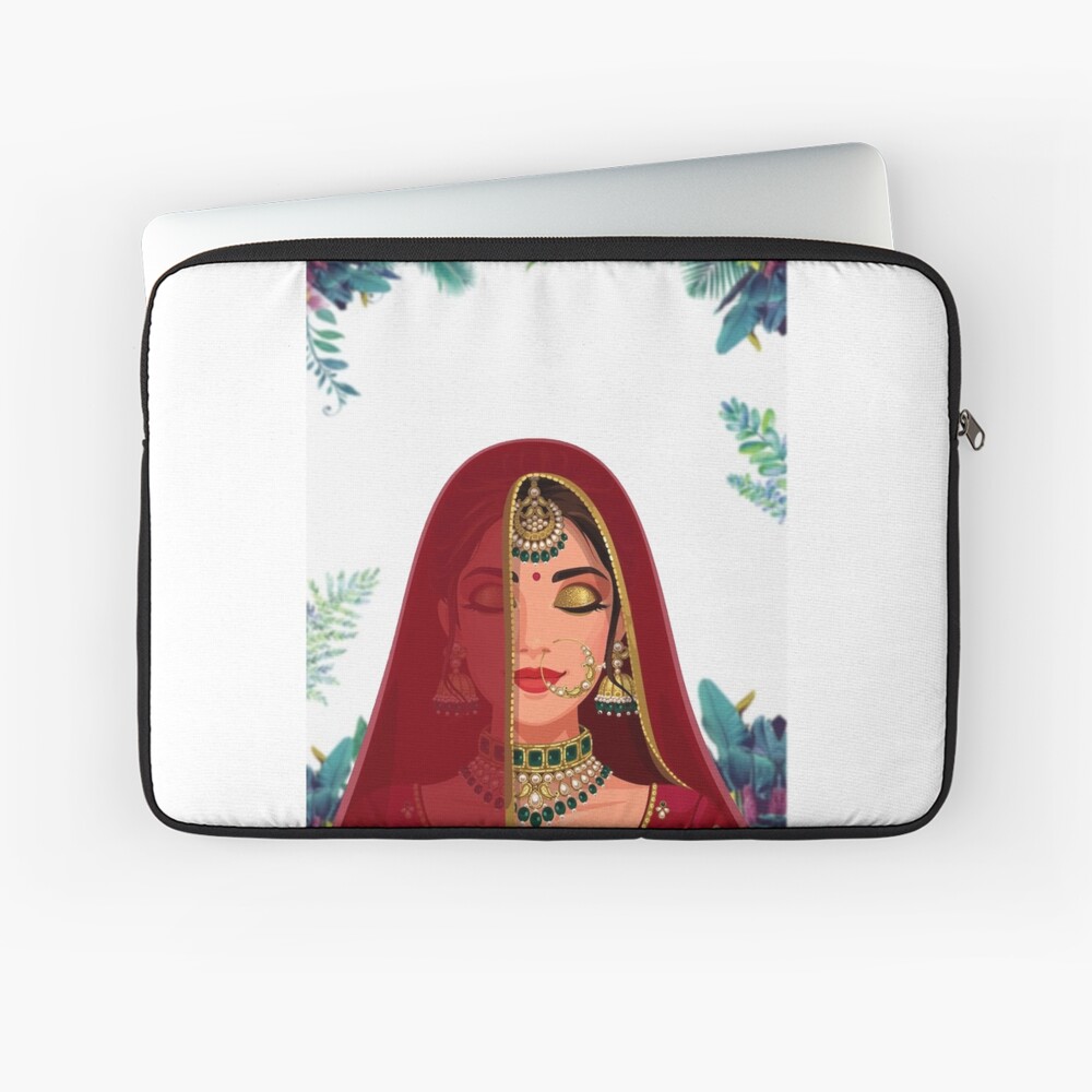 "Desi Lady - Indian traditional Bride Dulhan Stickers and Phone case ...