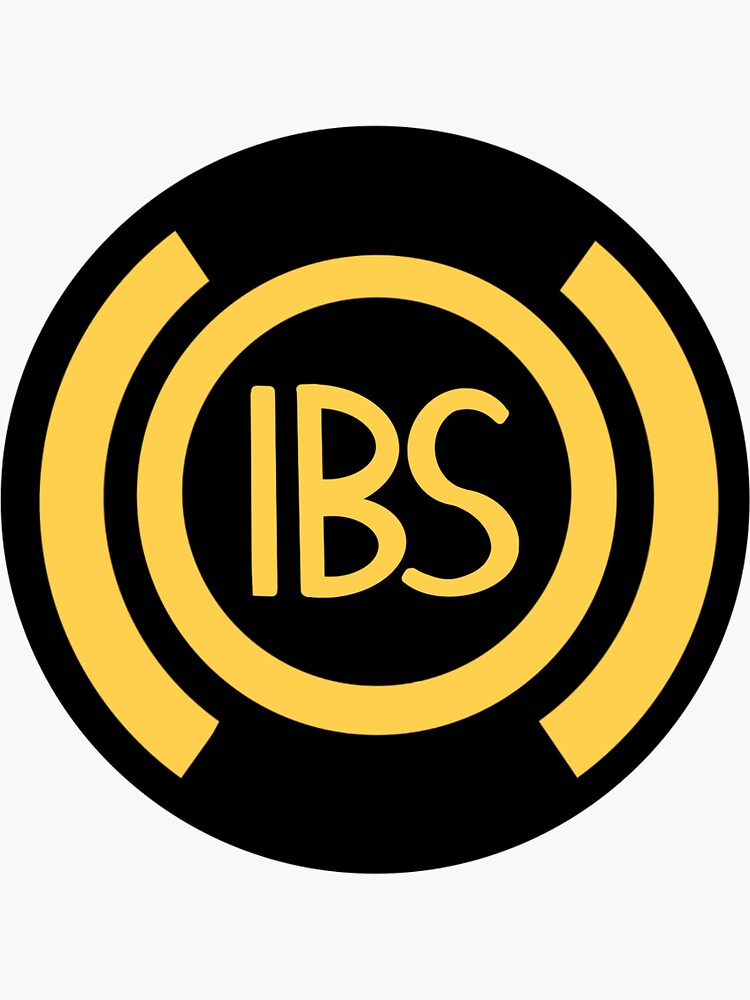 "IBS Sticker" Sticker by kowboikasanova | Redbubble