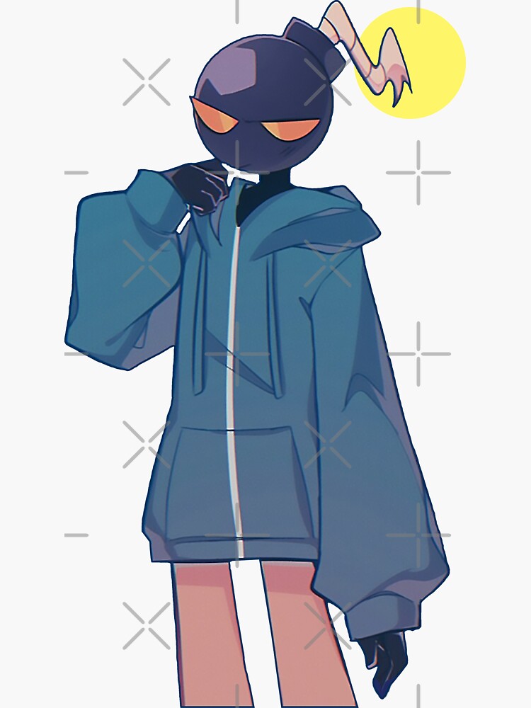 "Friday Night Funkin Whitty" Sticker by Tee-Luza | Redbubble