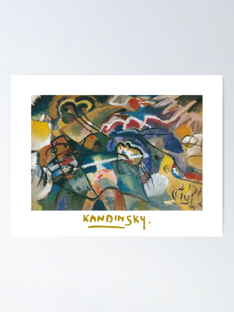 "Wassily Kandinsky - Sketch N for Painting with White Border (Moscow ...