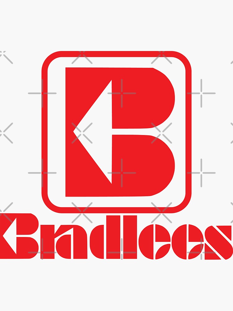 "Bradlees Department Store" Sticker for Sale by TeeArcade84 | Redbubble