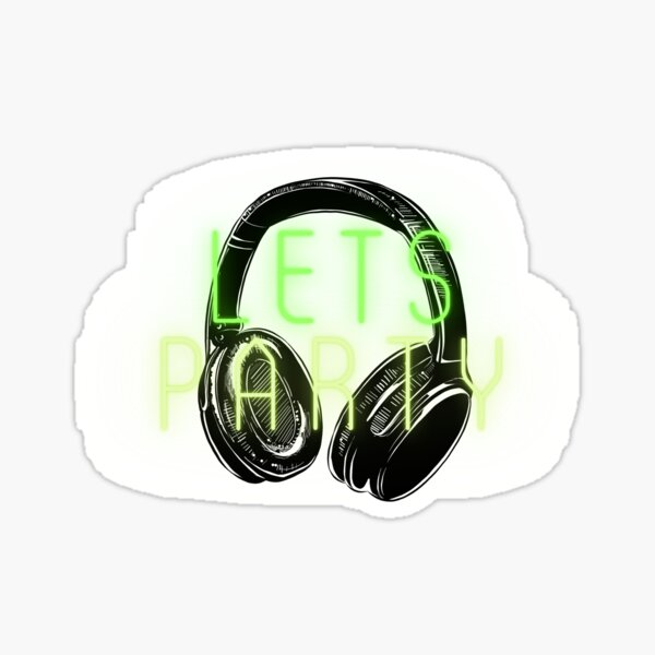 "Lets Enjoy The Party " Sticker by FancyZone | Redbubble
