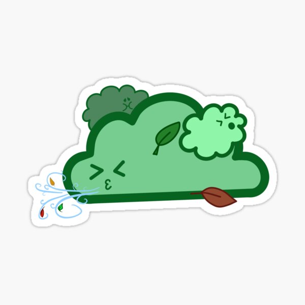 "Many Nauseous Clouds" Sticker by Starimisu | Redbubble