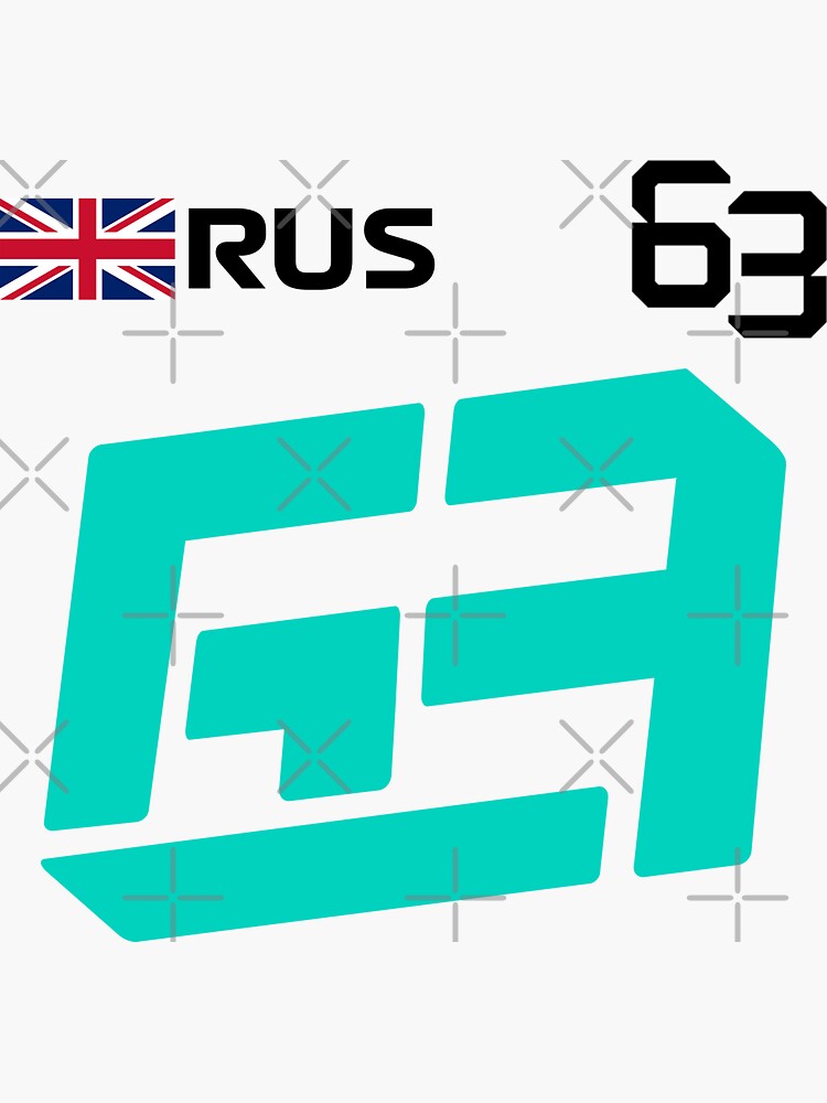 "George Russell Mercedes F1 2022" Sticker for Sale by larsmeijer11 ...