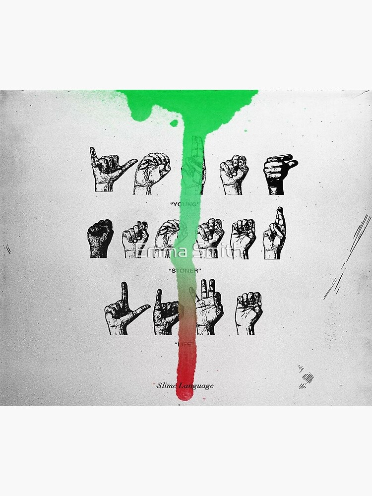 "Young Thug - Slime Language" Poster for Sale by Braywa | Redbubble