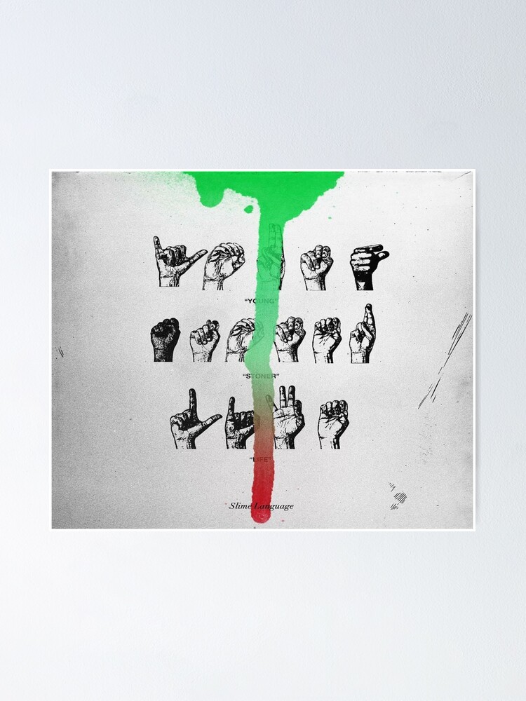 "Young Thug - Slime Language" Poster for Sale by Braywa | Redbubble