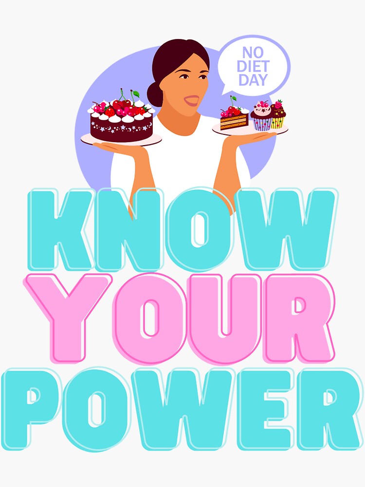 "KNOW YOUR POWER WITH A GRAPHIC WOMAN" Sticker by TheNerdianShop ...