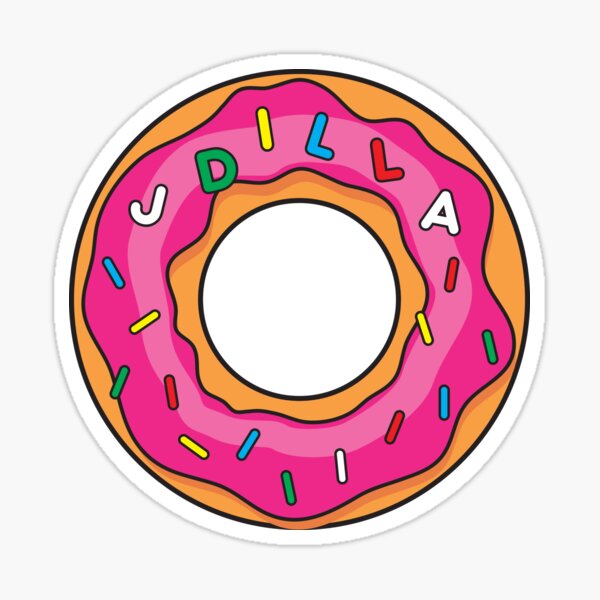 "J Dilla Donuts Frosting & Sprinkles" Sticker for Sale by superboomco ...