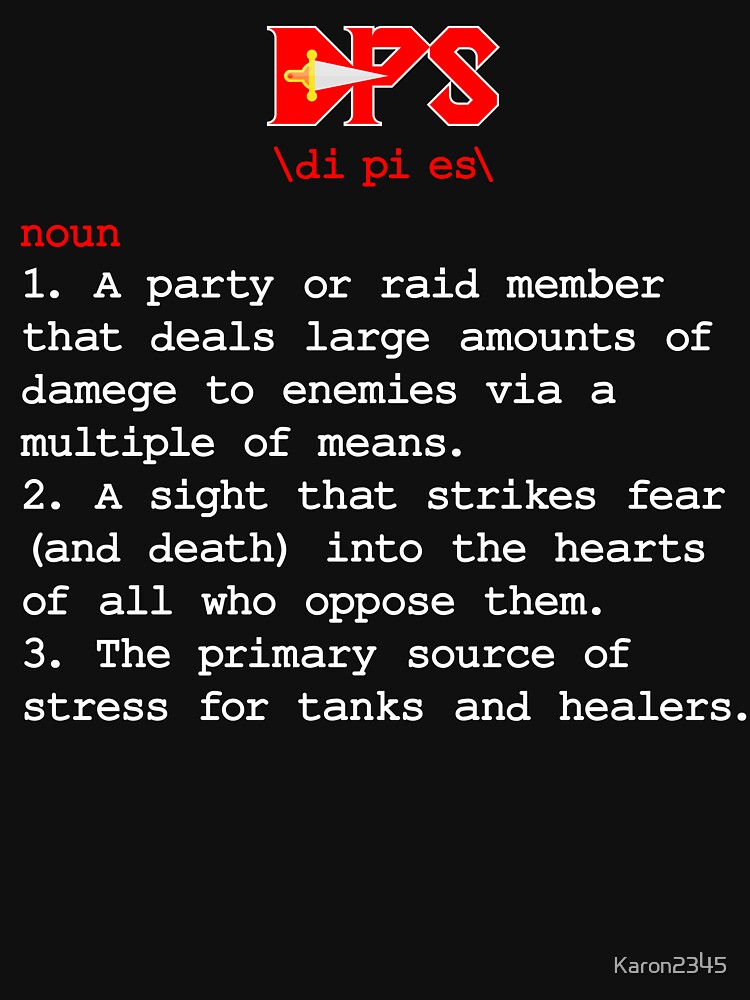 "DPS Definition - DPS Meaning - Funny Gaming Shirt" Pullover Hoodie by ...