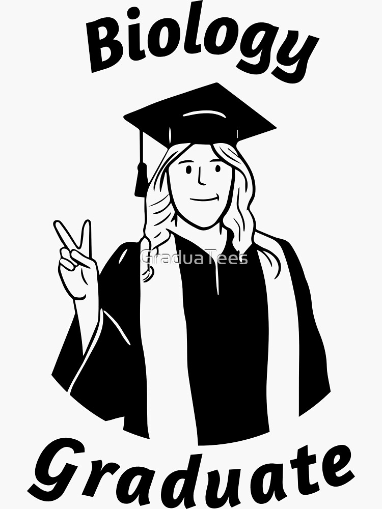 Pegatina «Graduado en Biología - Graduación de Universidad/Colegio ...