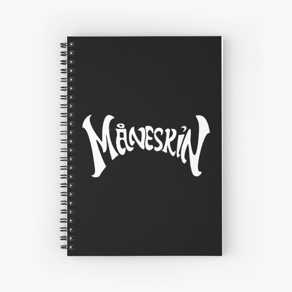 "Maneskin MANESKIN måneskin" Spiral Notebook by palspalsu | Redbubble