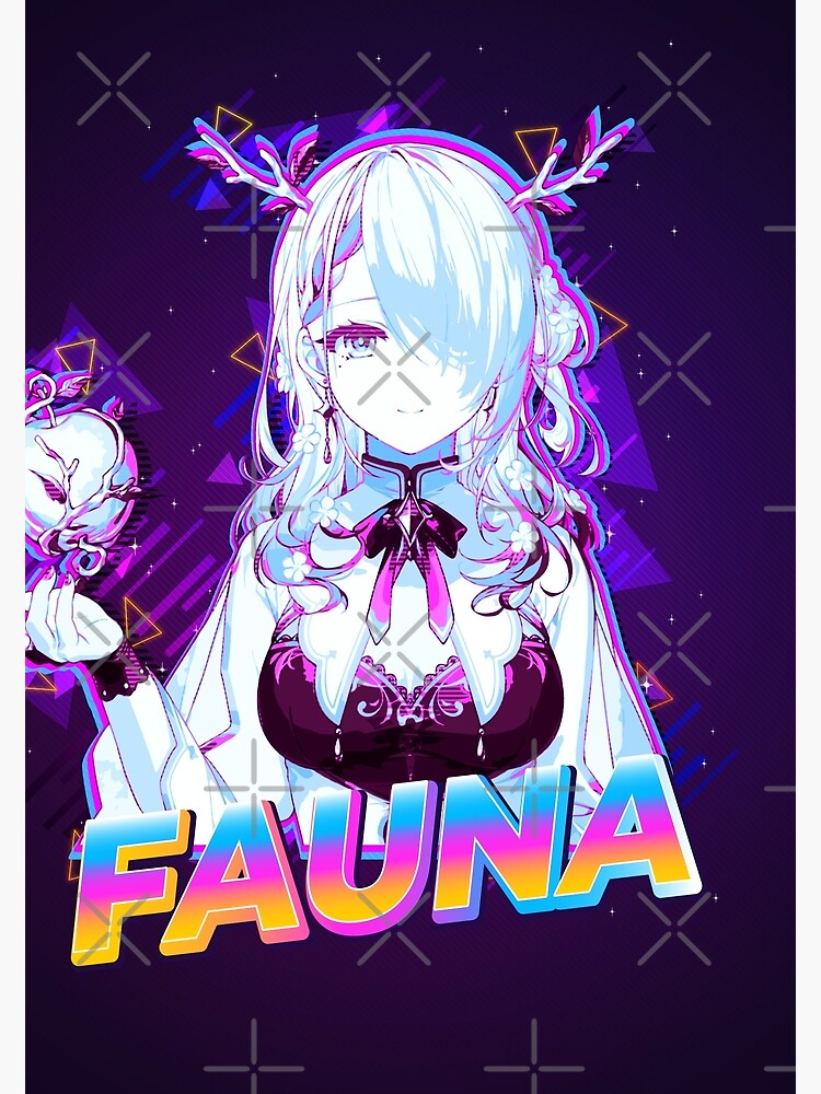 Póster «Fauna de Ceres | Hololive Vtuber» de PurpleStudio6 | Redbubble