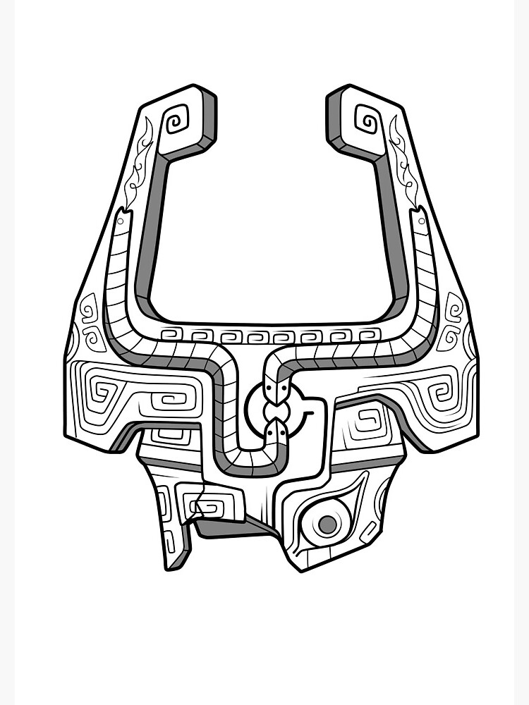 "Zelda Twilight Princess Midna Helmet" Spiral Notebook for Sale by ...