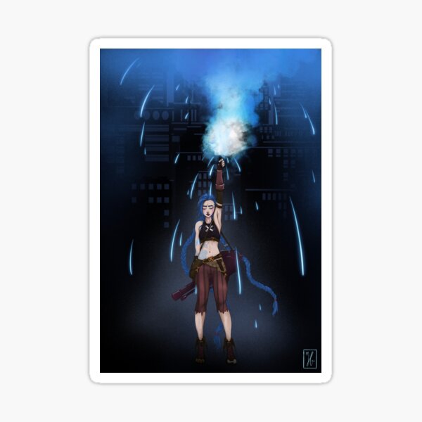 "jinx" Sticker by Ironsansa | Redbubble