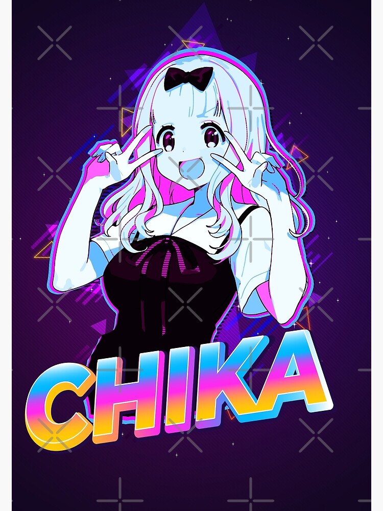 "Chika Fujiwara | Love Is War" Poster for Sale by PurpleStudio6 | Redbubble