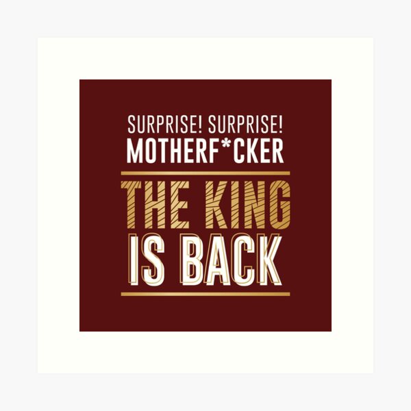 King Is Back Quotes The Bitch Is Back: Older, Wiser, And (Getting)