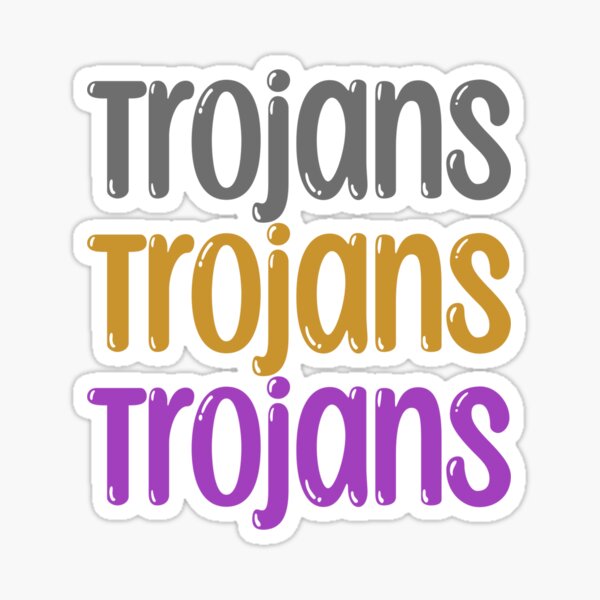 "Taylor University Trojans" Sticker by SiefertSisters | Redbubble