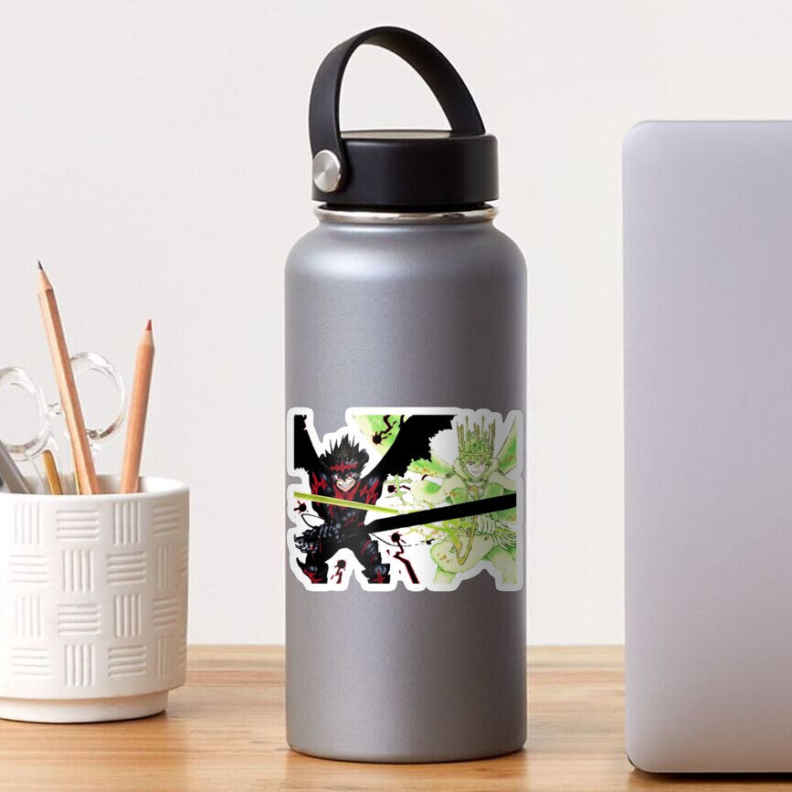 "Asta "Unite" and Yuno "Saint Stage"" Sticker by ShouYou19 | Redbubble