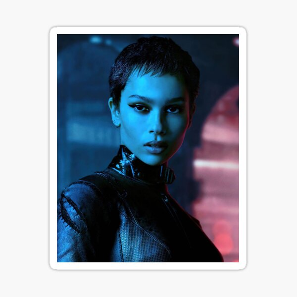 "Cat Woman - Zoe Kravitz" Sticker by JL-Alone | Redbubble
