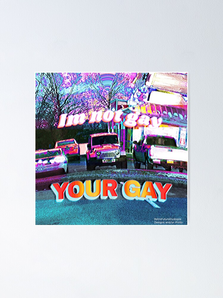 "Rainbow LGBTQ aesthetic pride jeep" Poster for Sale by MrRetroFuture ...