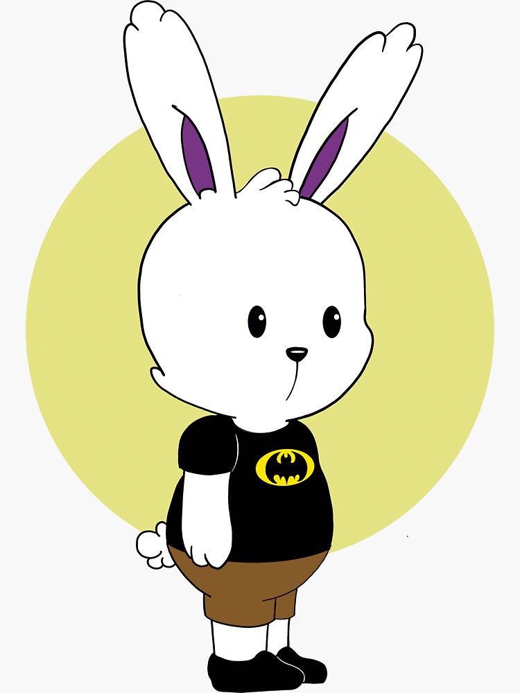 "bat rabbit" Sticker by rabbitart28 | Redbubble