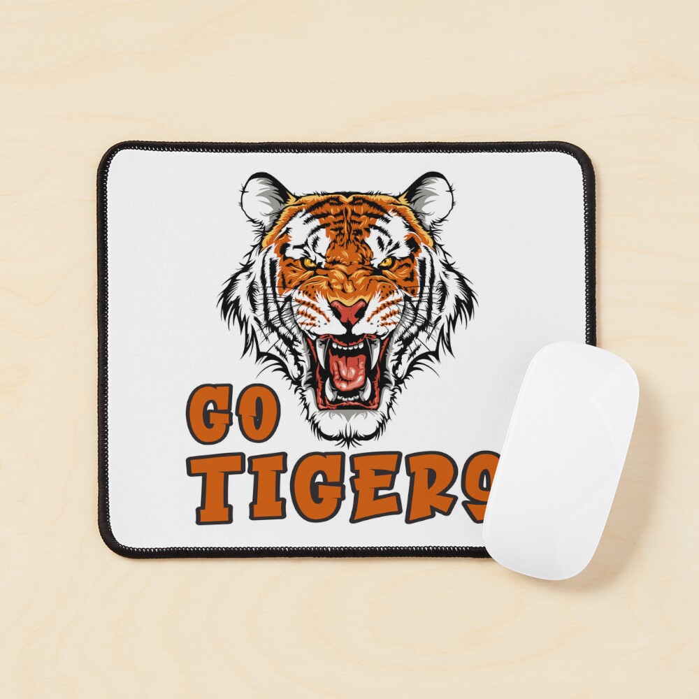 "Go Tigers Tiger School mascot" Sticker for Sale by CardboardCotton ...