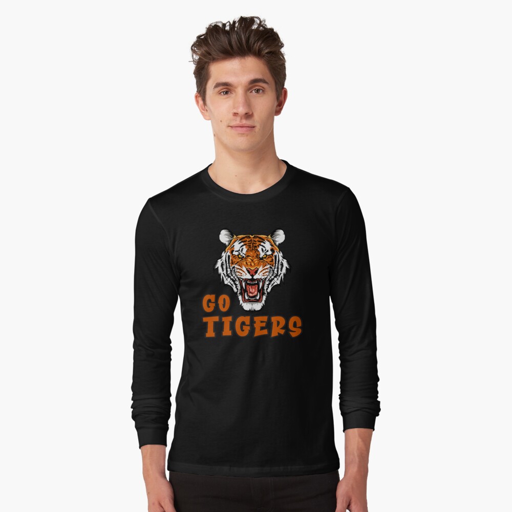 "Go Tigers Tiger School mascot" Sticker for Sale by CardboardCotton ...