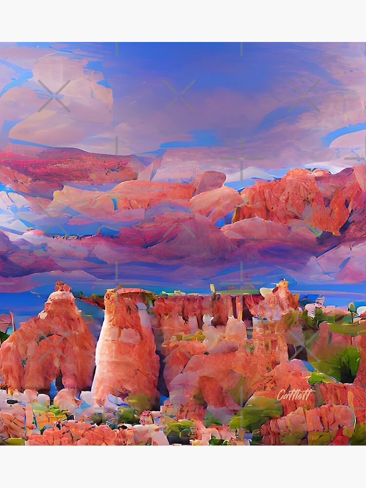 "Fine Art painting of Bryce Canyon - Bryce " Poster by CattlettArt ...