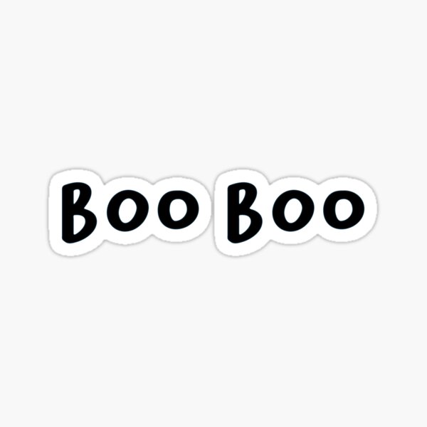 "Boo boo" Sticker for Sale by fajarismail | Redbubble