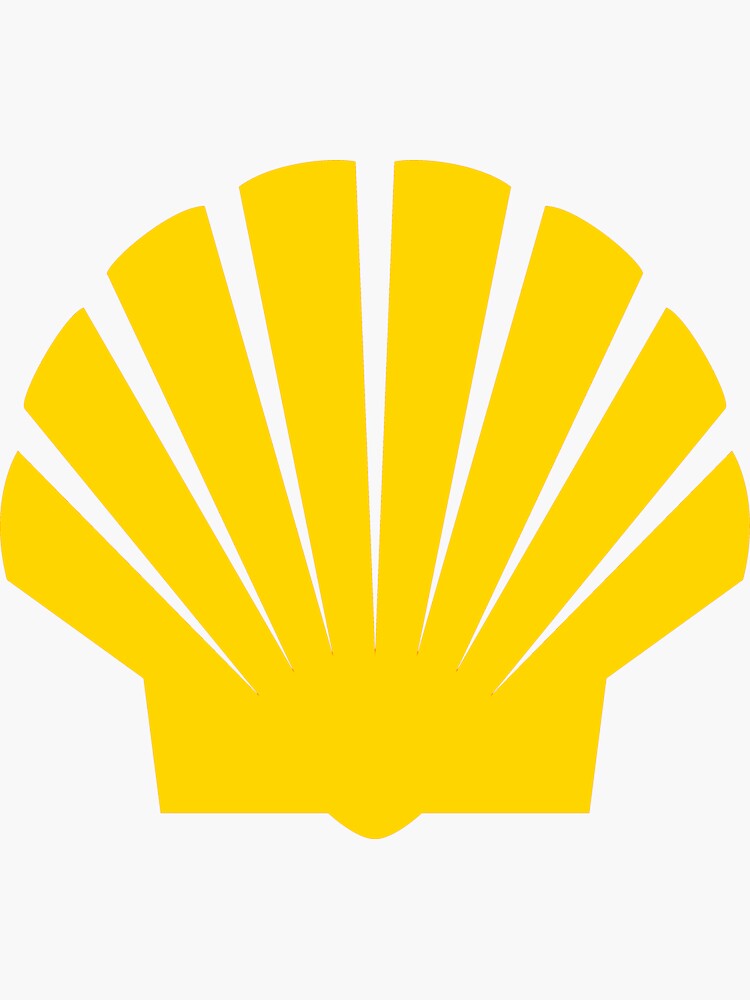 "shell logo 1" Sticker by godivarjen | Redbubble