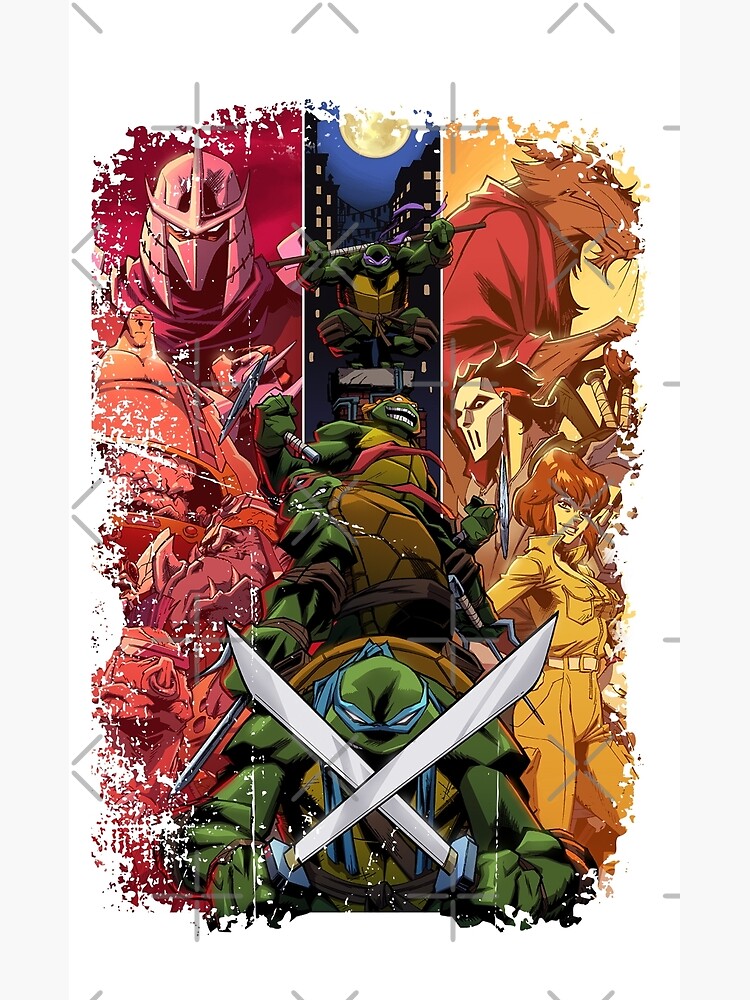 "Teenage Mutant Ninja Turtle Cast " Art Print by A-jackson | Redbubble