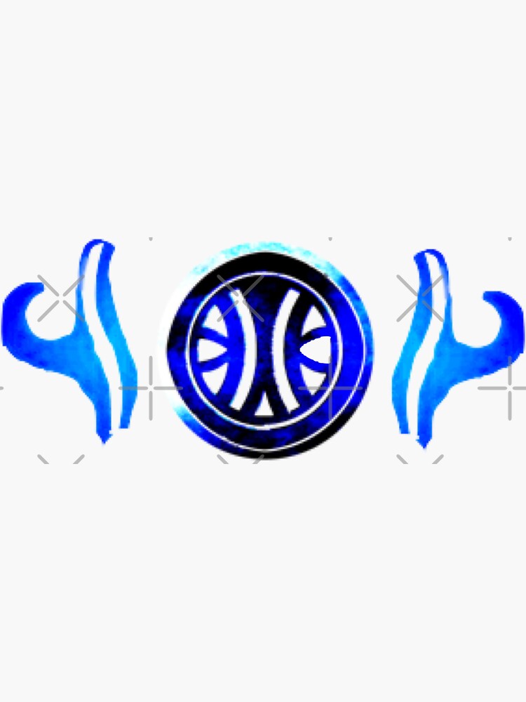 "Bakugan Platinum Aquos Symbol" Sticker by jakersvelmax | Redbubble