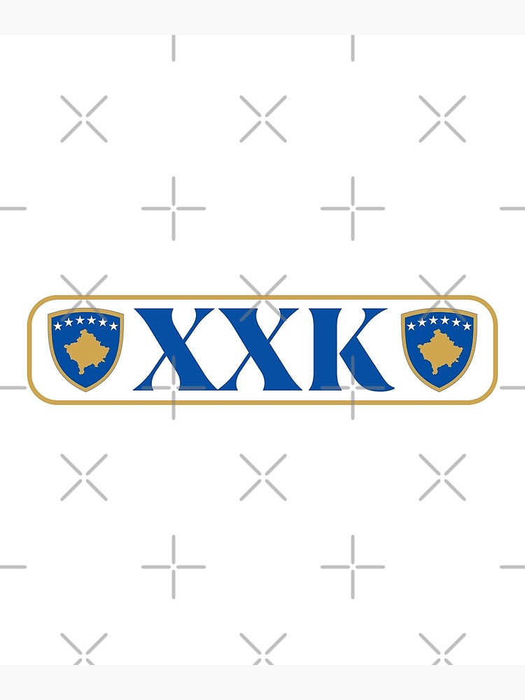 "XXK 3 Letter Code Kosovo" Poster for Sale by FedSherDesign | Redbubble