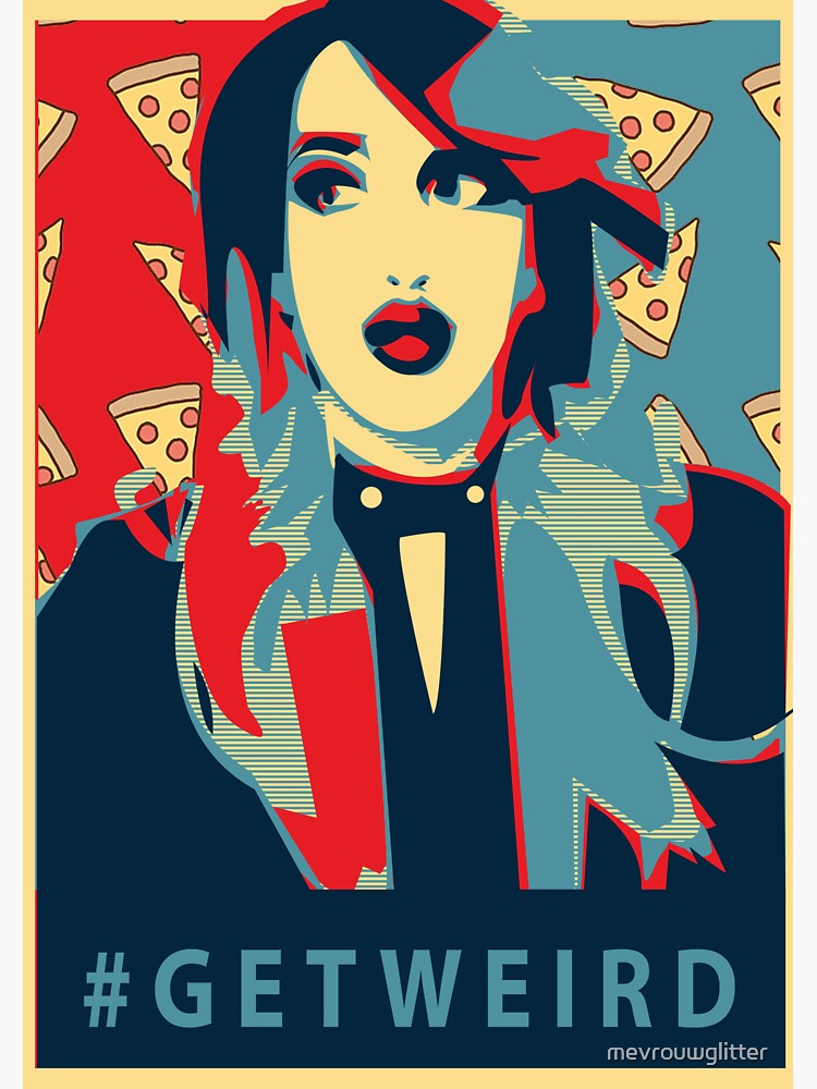 "Adore Delano Get Weird" Sticker for Sale by mevrouwglitter | Redbubble