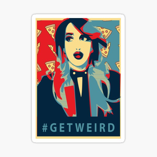 "Adore Delano Get Weird" Sticker for Sale by mevrouwglitter | Redbubble