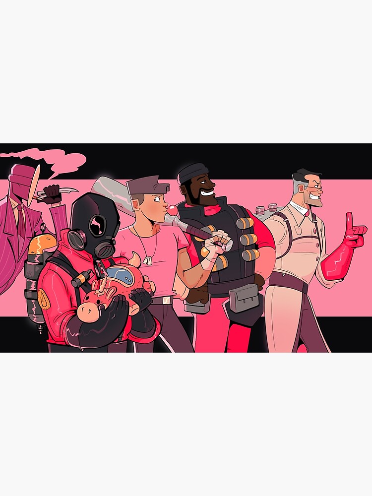 "TF2 Pink Team Poster" Poster for Sale by Quazies | Redbubble