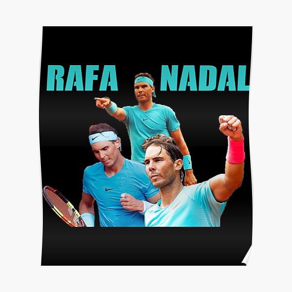 "Rafa Nadal Roland Garros Sticker" Poster by buckjosl46 | Redbubble