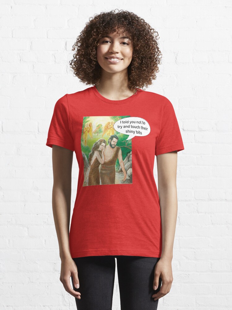 "Adam and Eve funny Garden Of Eden meme" T-shirt for Sale by ...