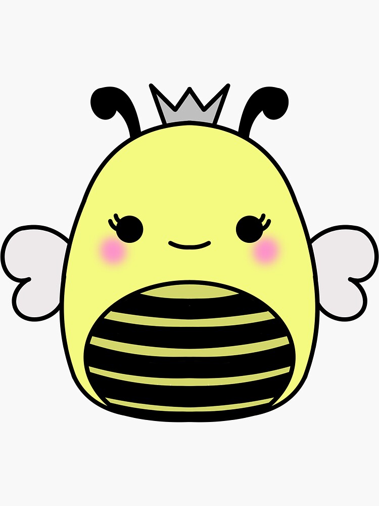 "Bee Squishmellow " Sticker by NatsCoCreation | Redbubble