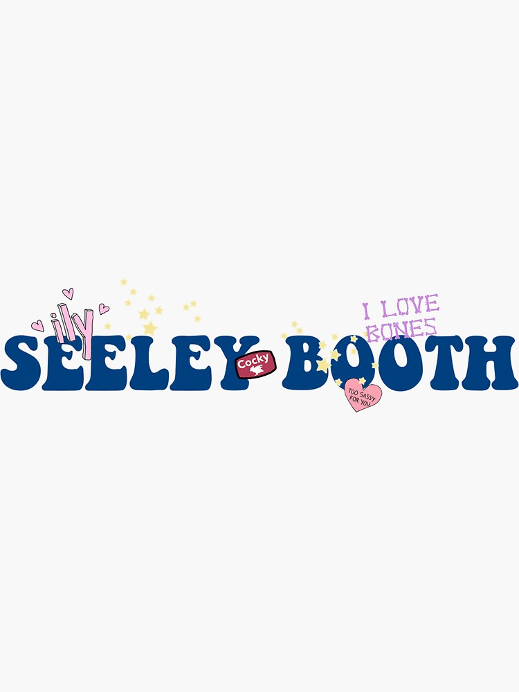 "Seeley Booth" Sticker by doodlesbymo | Redbubble