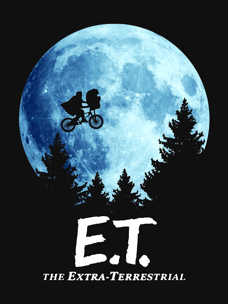 "ET The Extra-terrestrial The Moon" T-shirt for Sale by Lewiswendy ...