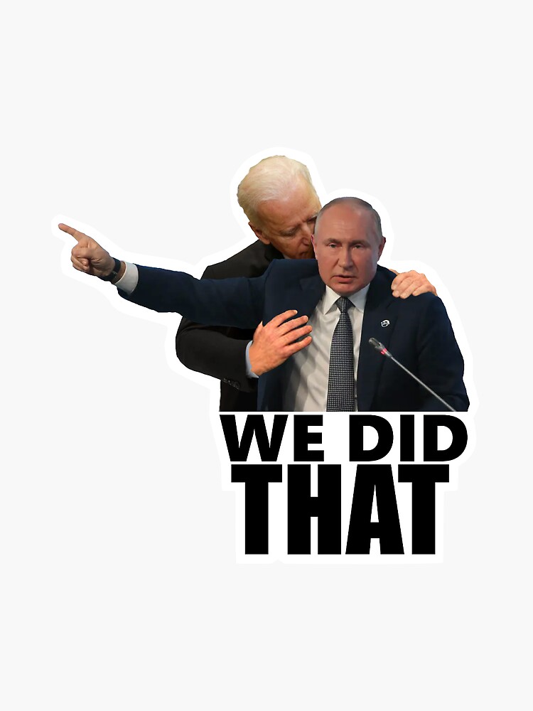 "We Did That" Sticker for Sale by DadisBadatGames | Redbubble